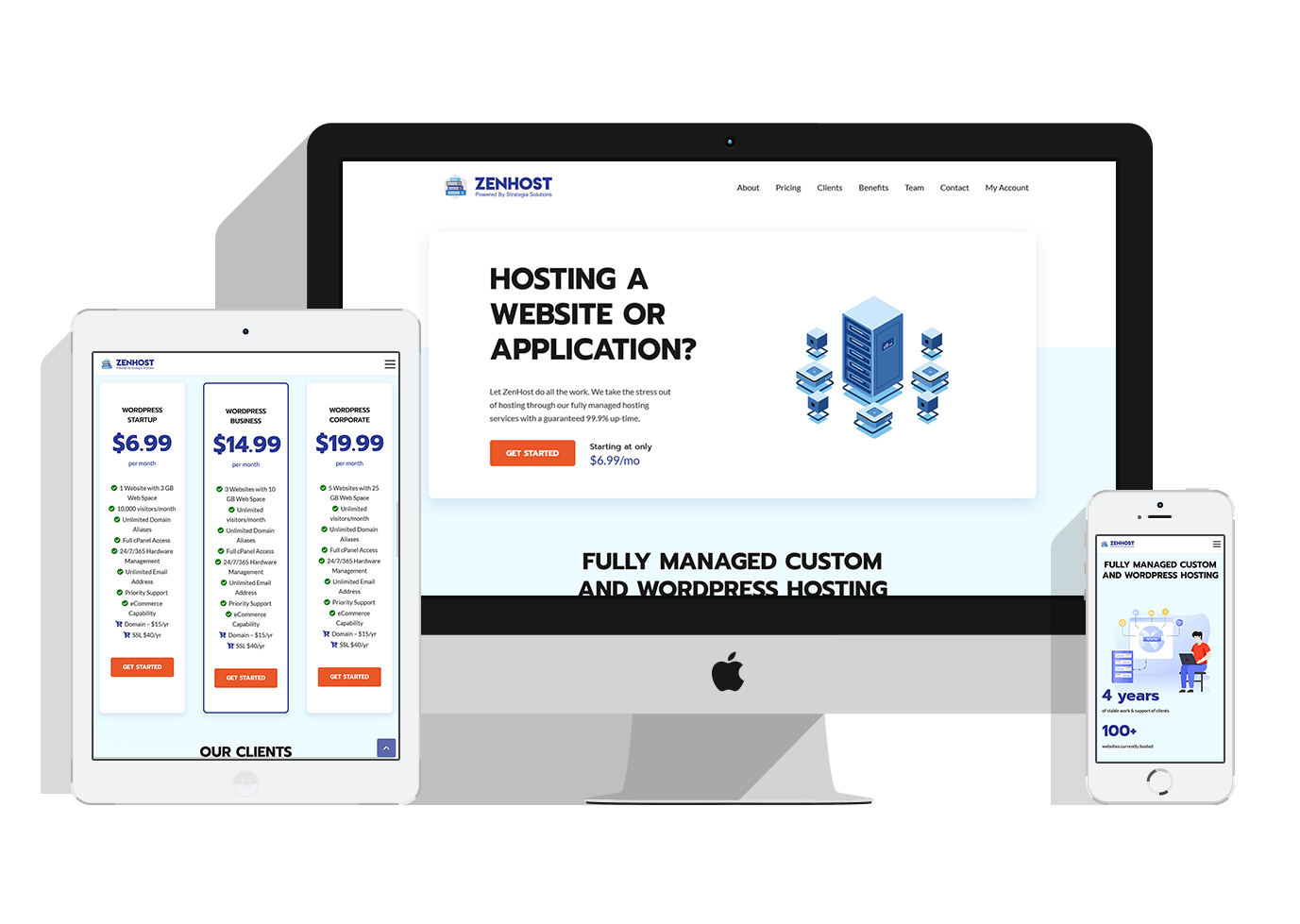 ZenHost Website Upgrade - Bold Rose Solutions